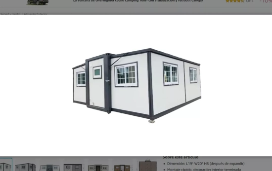 Amazon vende casas prefabricadas por 36.000 euros: "Puedes defecar y ...