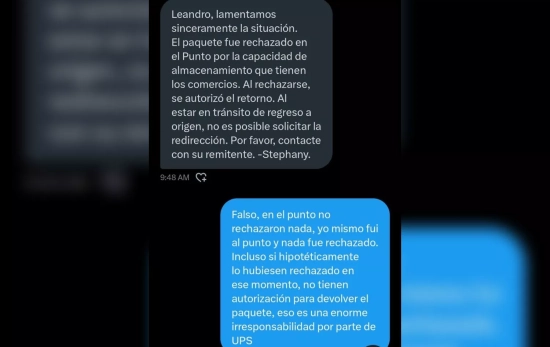 UPS marca falsamente um pacote como "recusado" e Nike obriga ao cliente ...